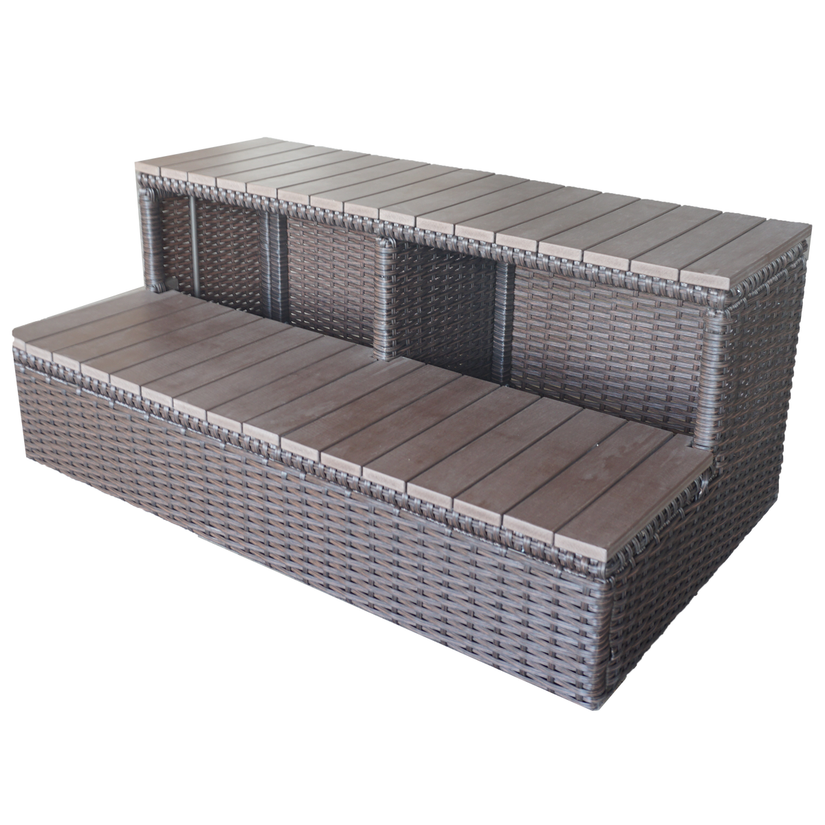 Wicker Spa Step - 84in Spas – Canadian Spa Company